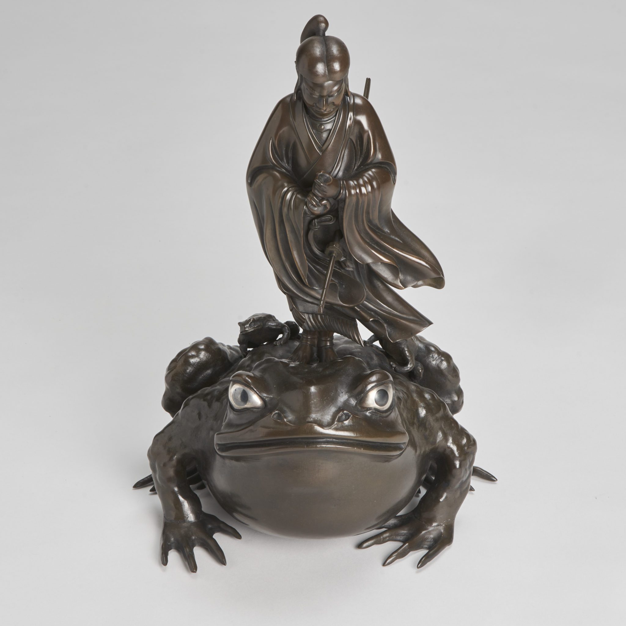 A Japanese silver Okimono of Jiraiya | Kevin Page