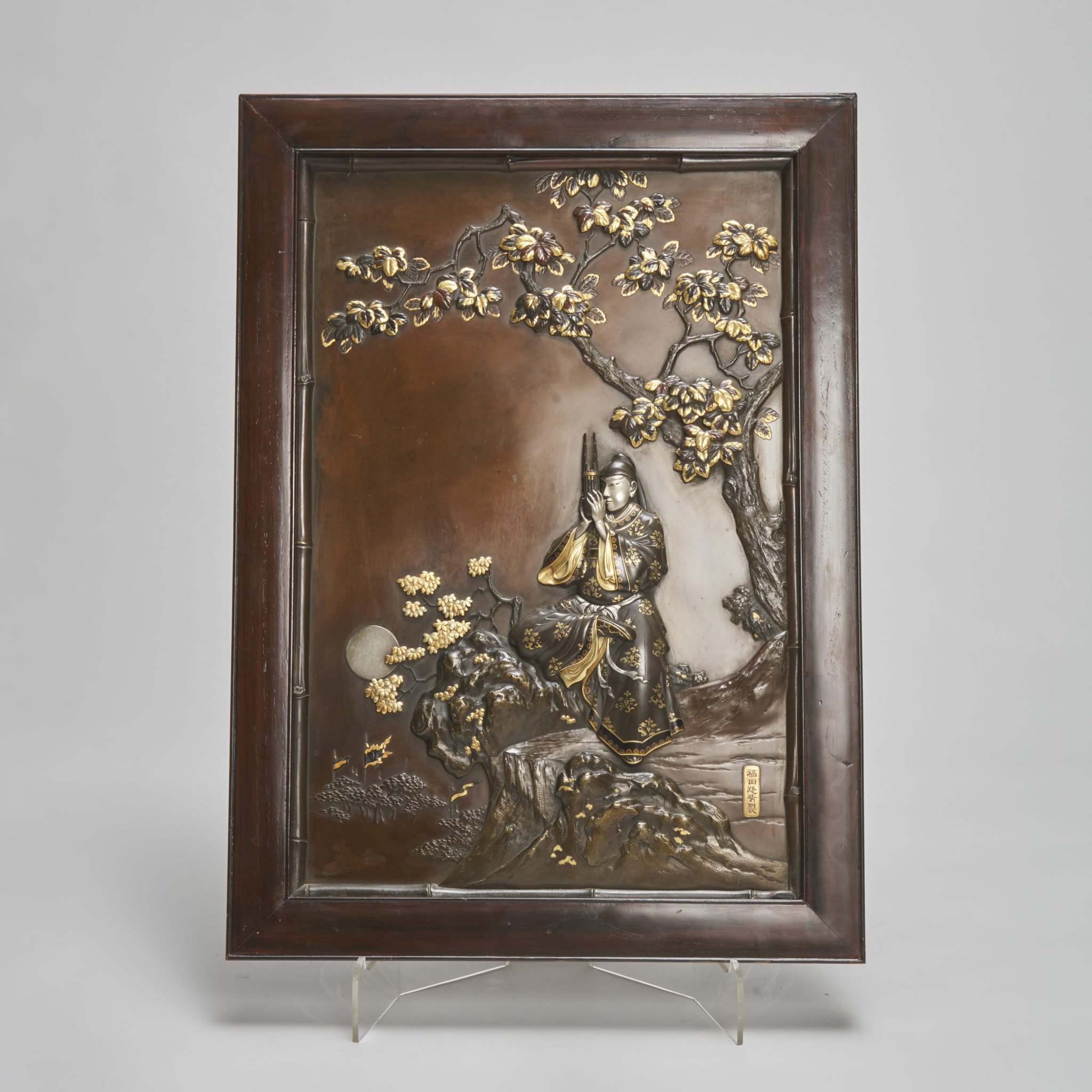 A Japanese multi-metal decorative plaque | Kevin Page